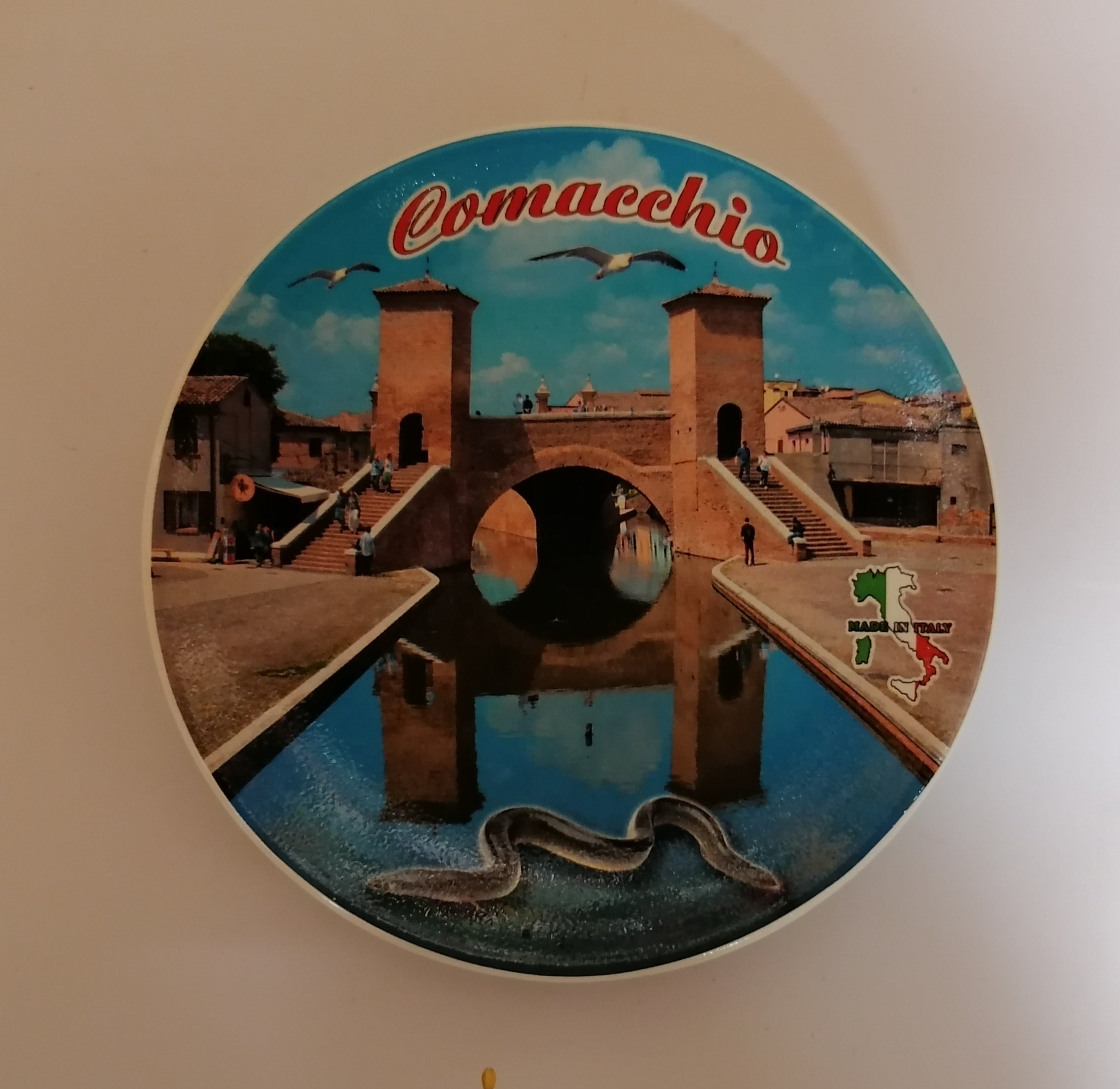 PIATTO - COMACCHIO - TREPPONTI & ANGUILLA – Souvenir di Comacchio ...
